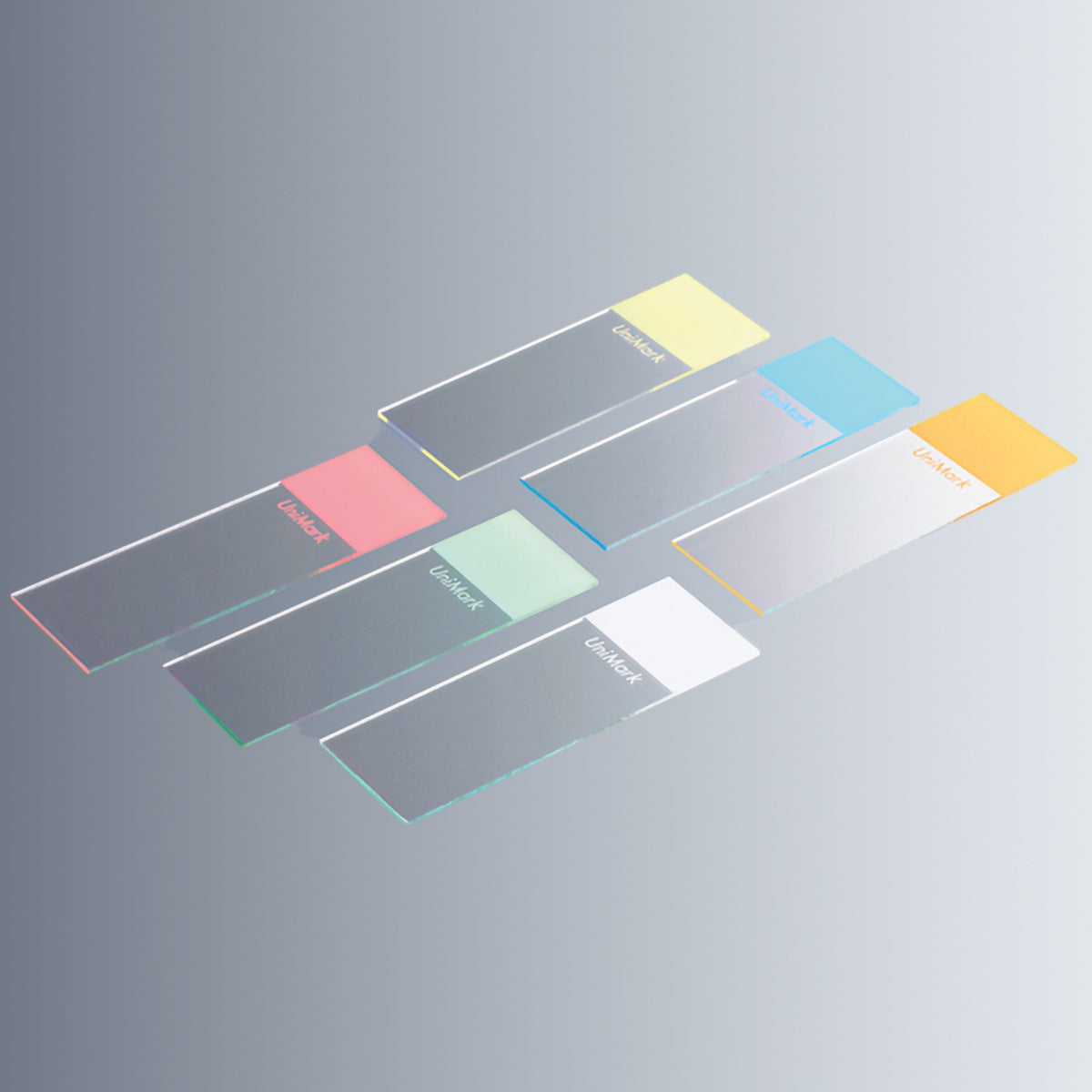 Marienfeld Microscope Slide, White glass, UniMark®, Pink Color,76x26mm – London LaboQuip