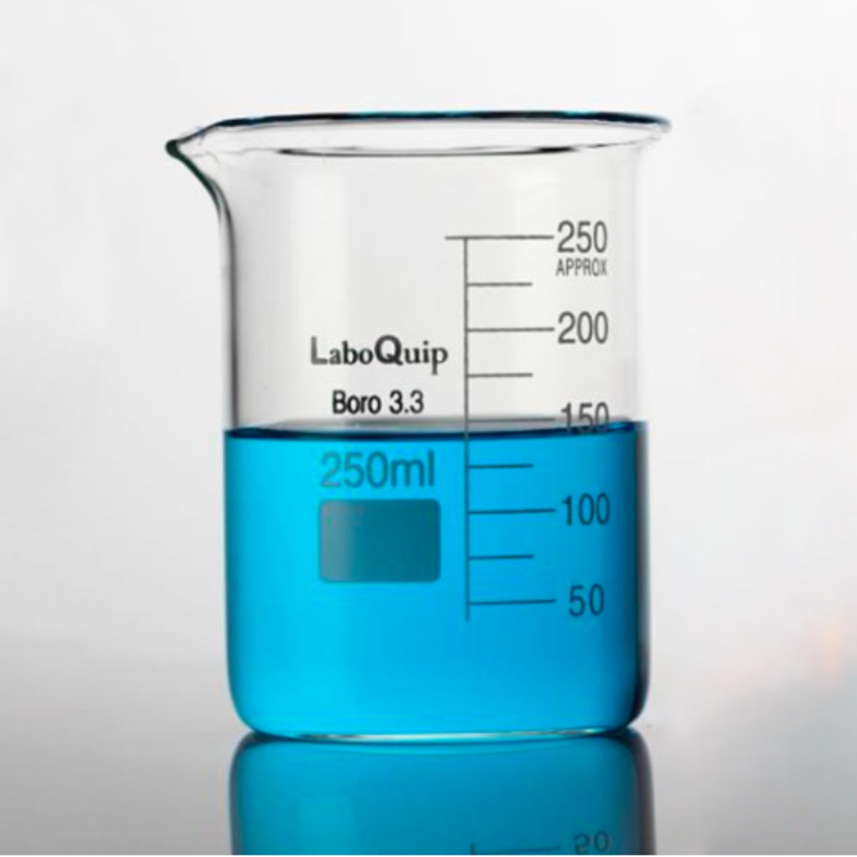 LaboQuip 25 mL Low Beaker | Borosilicate 3.3 Glass Laboratory Beaker ...