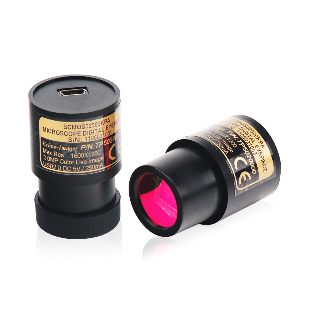 LaboQuip Digital Eyepiece Camera for Microscope, Color SCMOS 5.1 MP, U ...